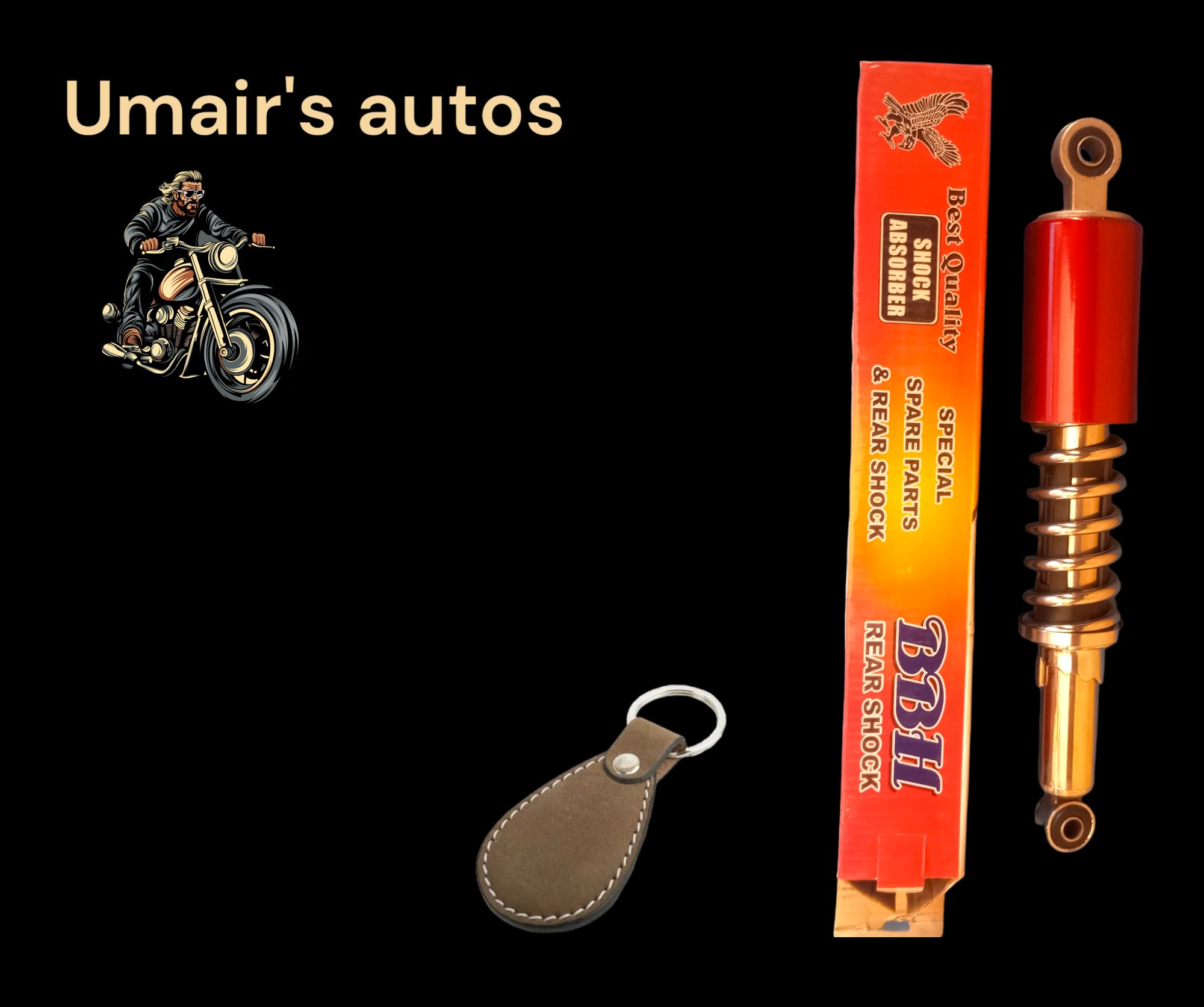 Rear shock absorber cd 70 OEM quality (free keychain and luster) | Daraz.pk