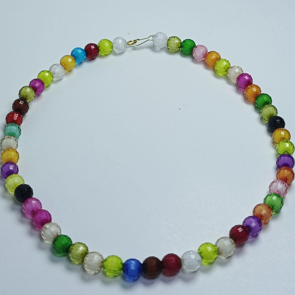 multi crystal neck mala for little girls crystal mala | Daraz.pk