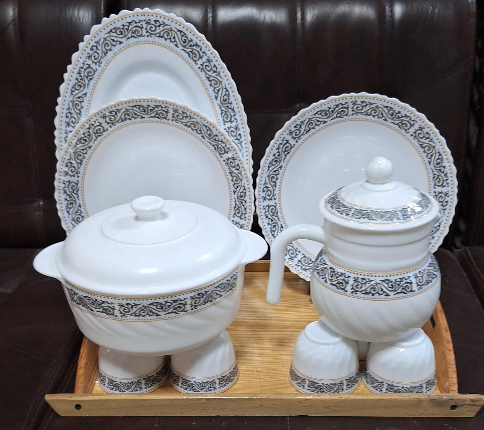 Marble Dinner Set | 72 pcs for 8 Person Serving Premium Quality | Daraz.pk