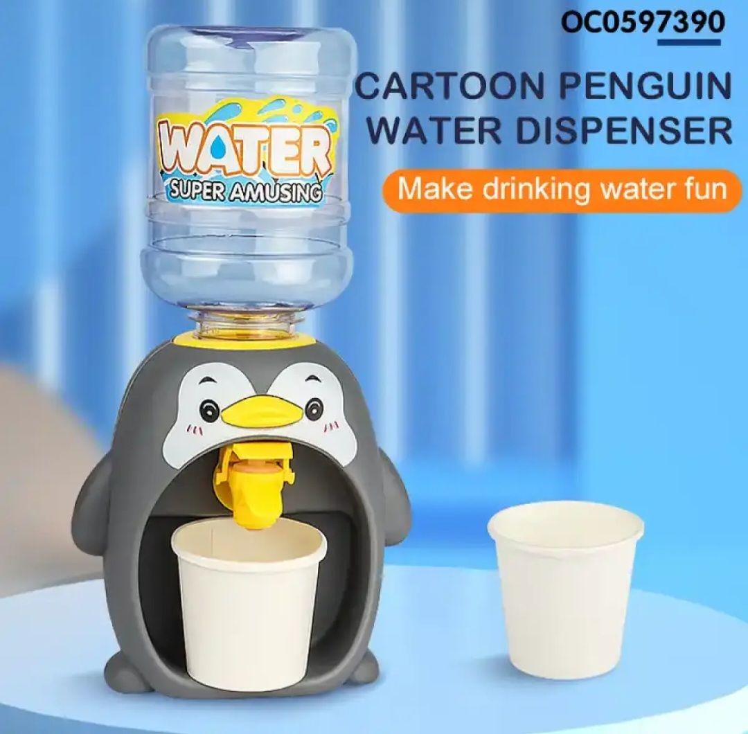 PENGUIN DESIGN WATER DISPANCER FOR KIDS PLAYING WITH 2 GLASS | Daraz.pk