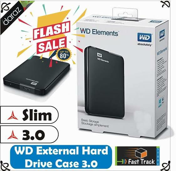USB 3.0 WD Elements Case for Hard Drive and SSD (High Quality) | Daraz.pk