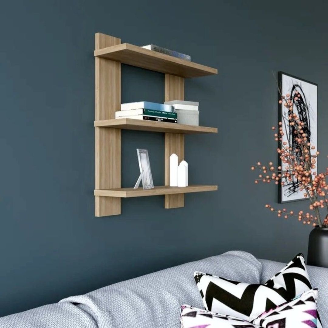 Wall mounted floating shelves Storage shelves 3-tier wall shelf Wall ...