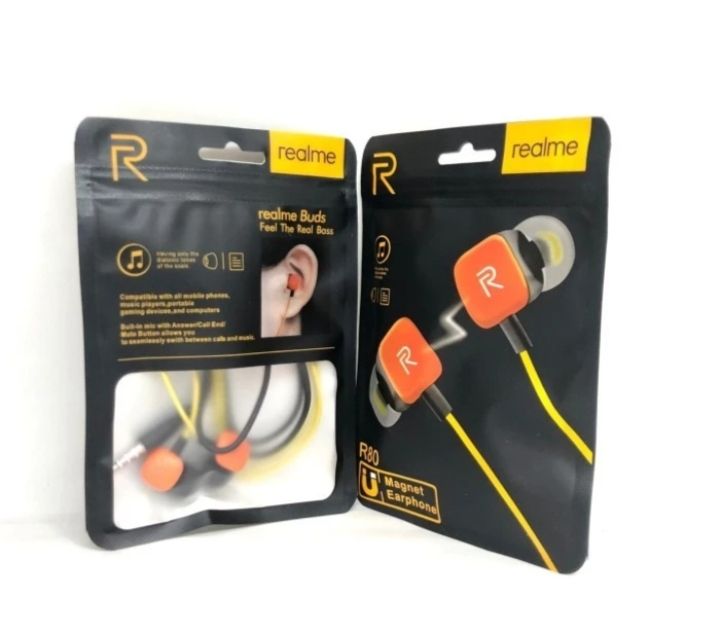 Realme earphone R80 (Realme Buds) feel the real bass | Daraz.pk