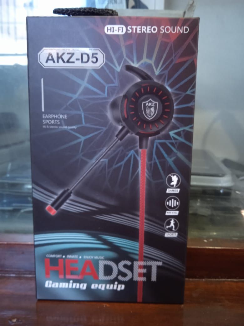 AKZ-D5 Gaming Headset Deep Bass Earphone With Mic | Daraz.pk