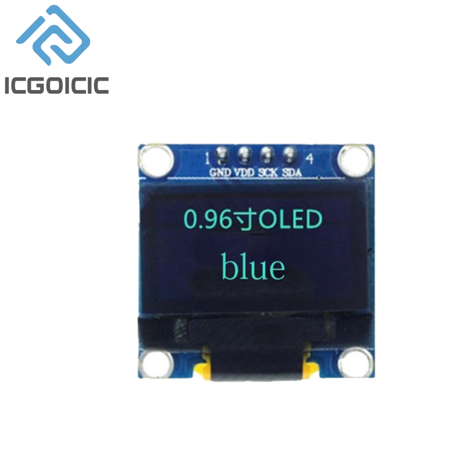0.96 Inch OLED Display Module 128x64 Pixel I2C SSD1306 Luminous OLED ...