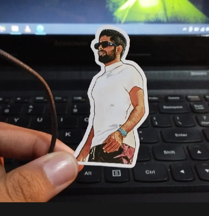 25/50 Babar Azam unique and aesthetic stickers for kids toys , phone ...