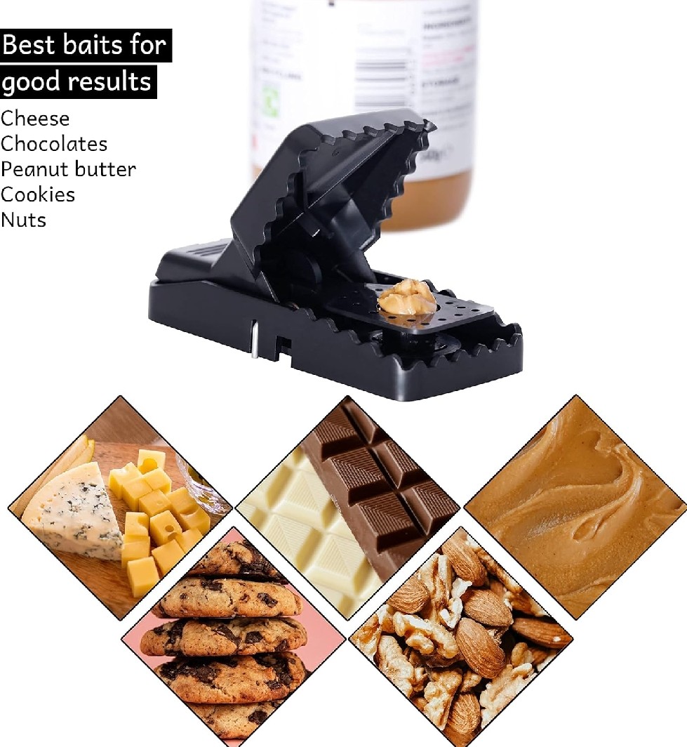 Mouse Trap High Quality Plastic Mice Catcher with Stainless Steel ...