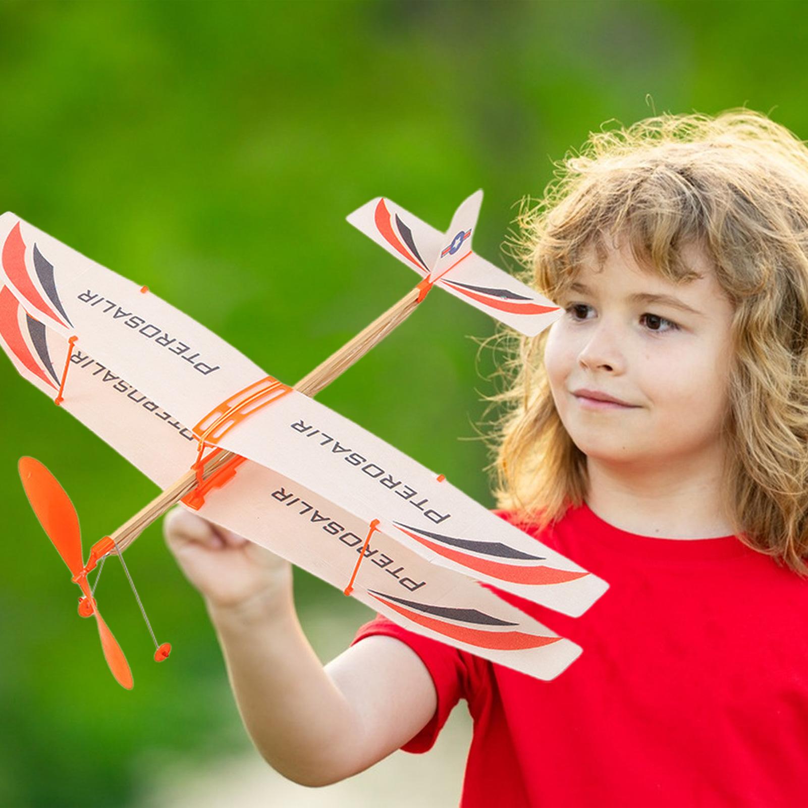 new Educational Toy Christmas Best Gift Powered Flying Glider Elastic ...