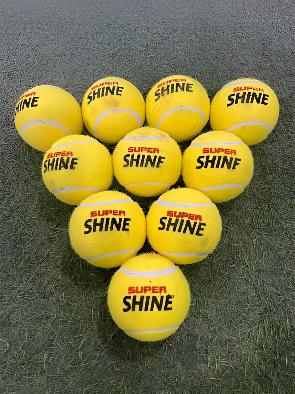 Pack Of 6 Original Super Shine Tape Ball/ Cricket Ball/ Tenis Ball ...