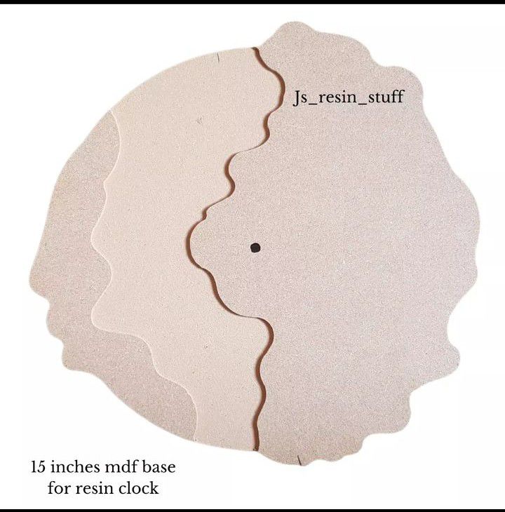 mdf clock base for resin artwork | Daraz.pk