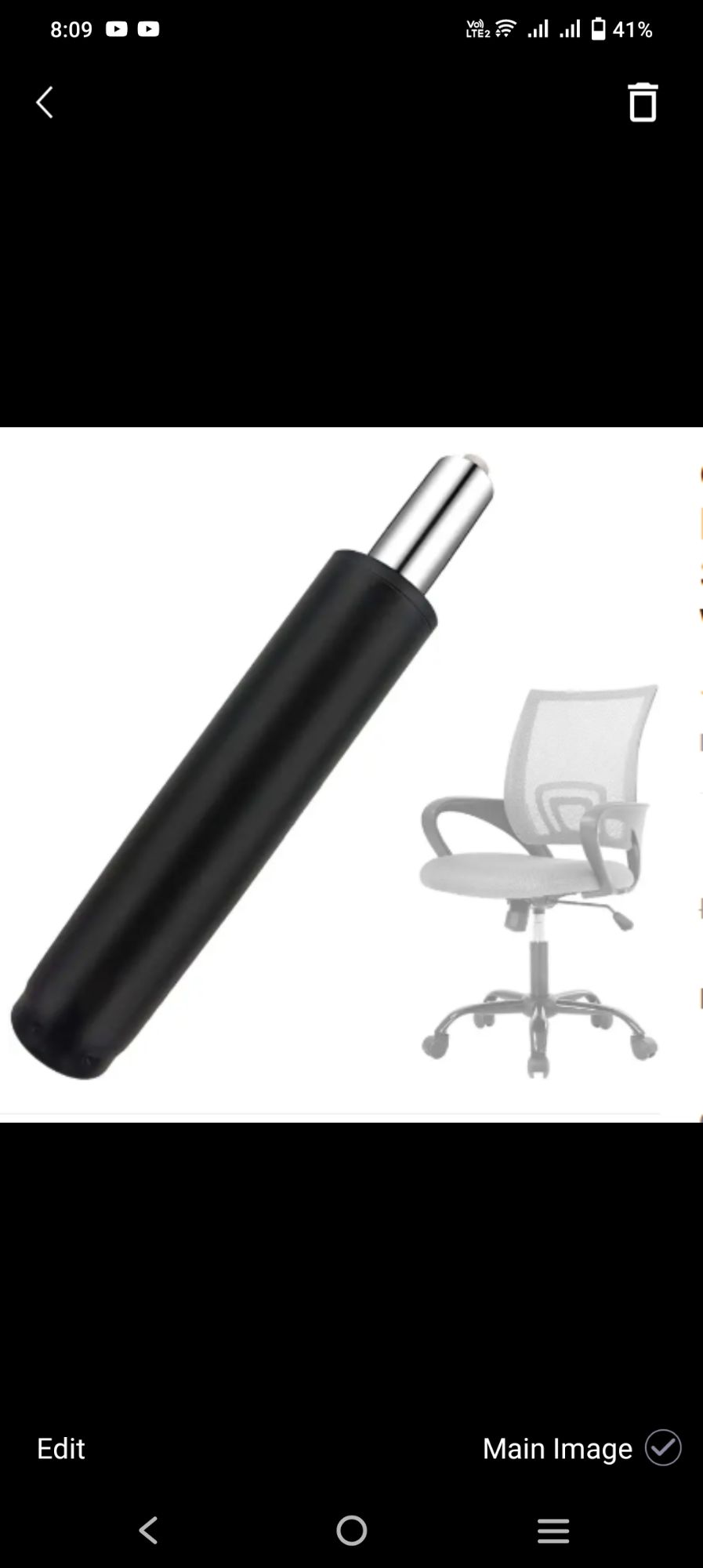 Office Chair Cylinder/Jeck/hydrolic pump Made in Taiwan | Daraz.pk