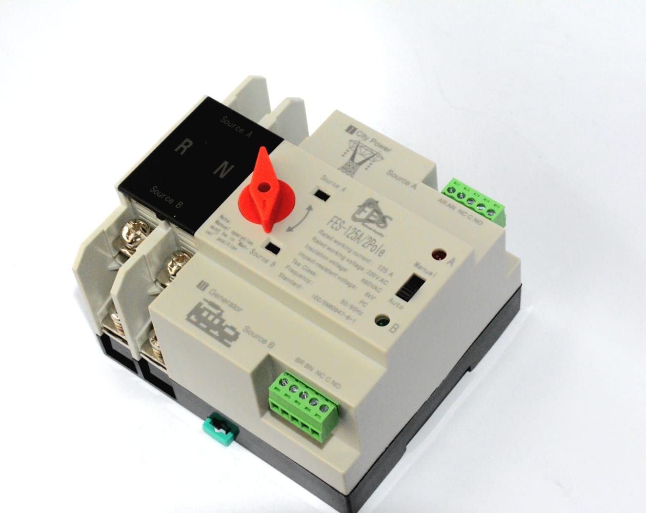 Automatic Transfer Switch Single phase 125A || FES ATS Switch 125A ...