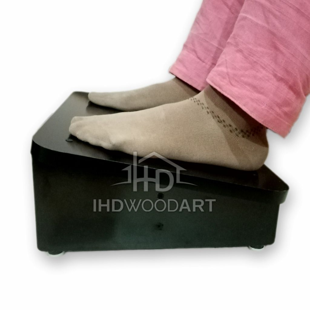 Footrest for Office & Home Under Desk Wooden Foot Rest Foot stool ...