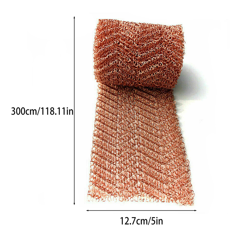 3/6m Copper Soffit Mesh Knitted Woven Filter Netting Anti-Snail Rat ...