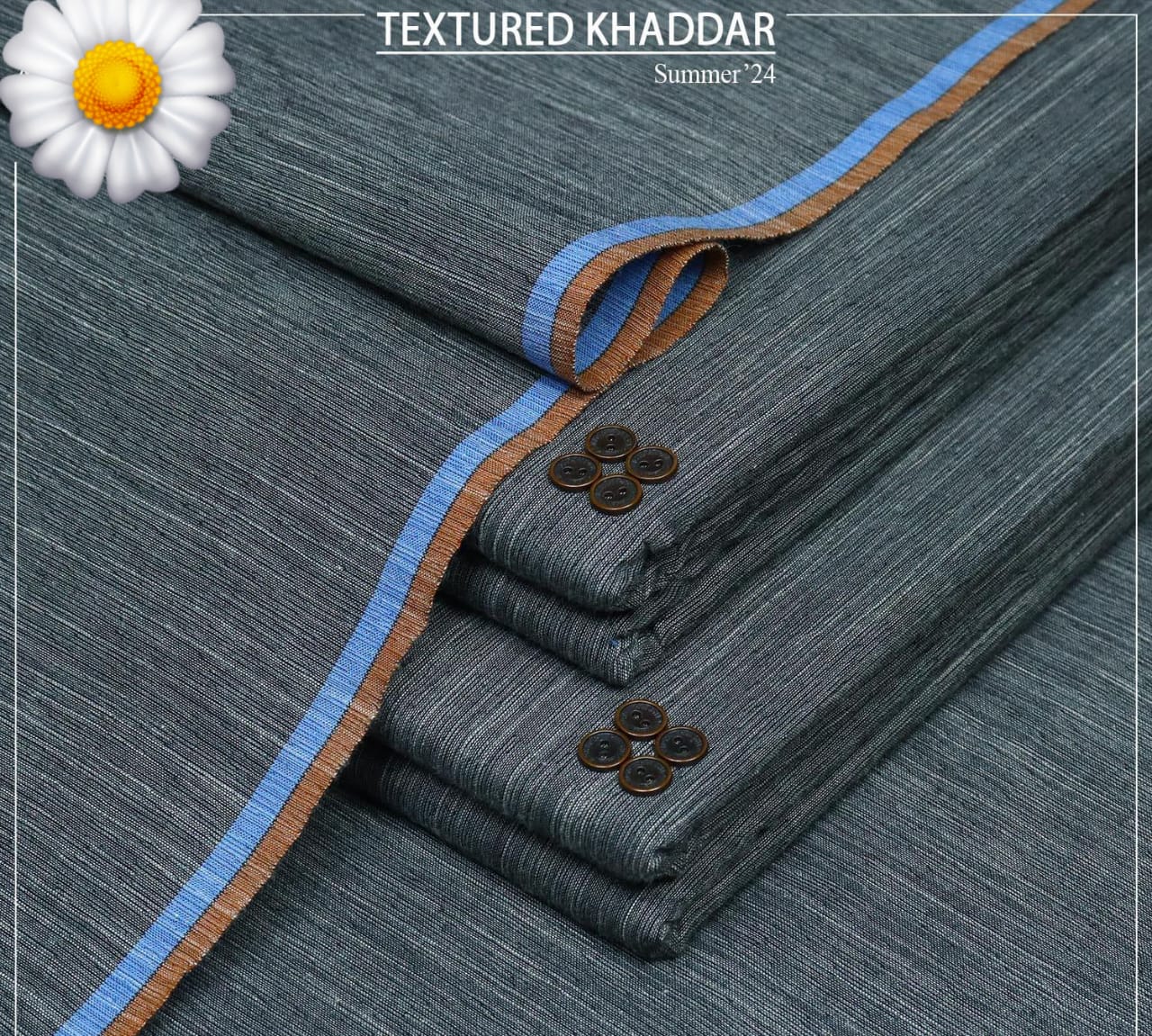 Textured Khaddar for Men | Daraz.pk