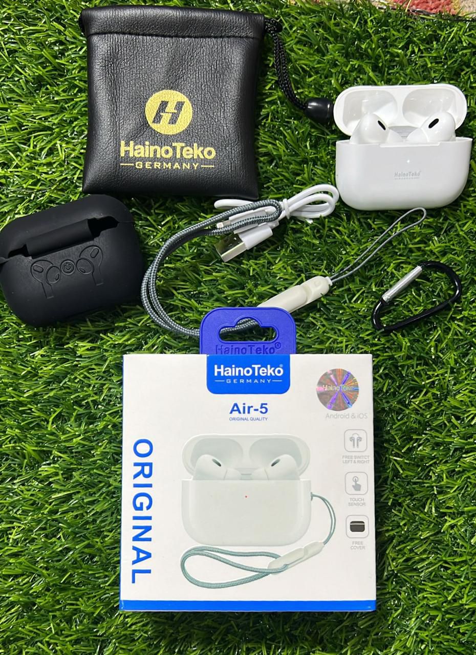 Haino Teko GERMANY Air-5 Bluetooth Earbuds - Premium Sound, Deep Bass, True Wireless Earphones ...