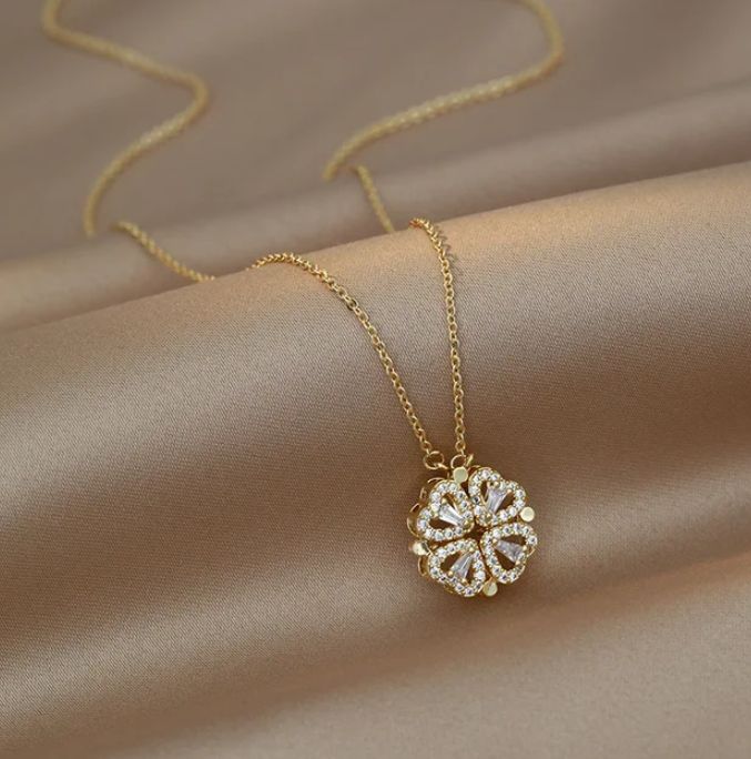 Korean Trendy Pandent and necklace clover Daisy Flower Duck and ...
