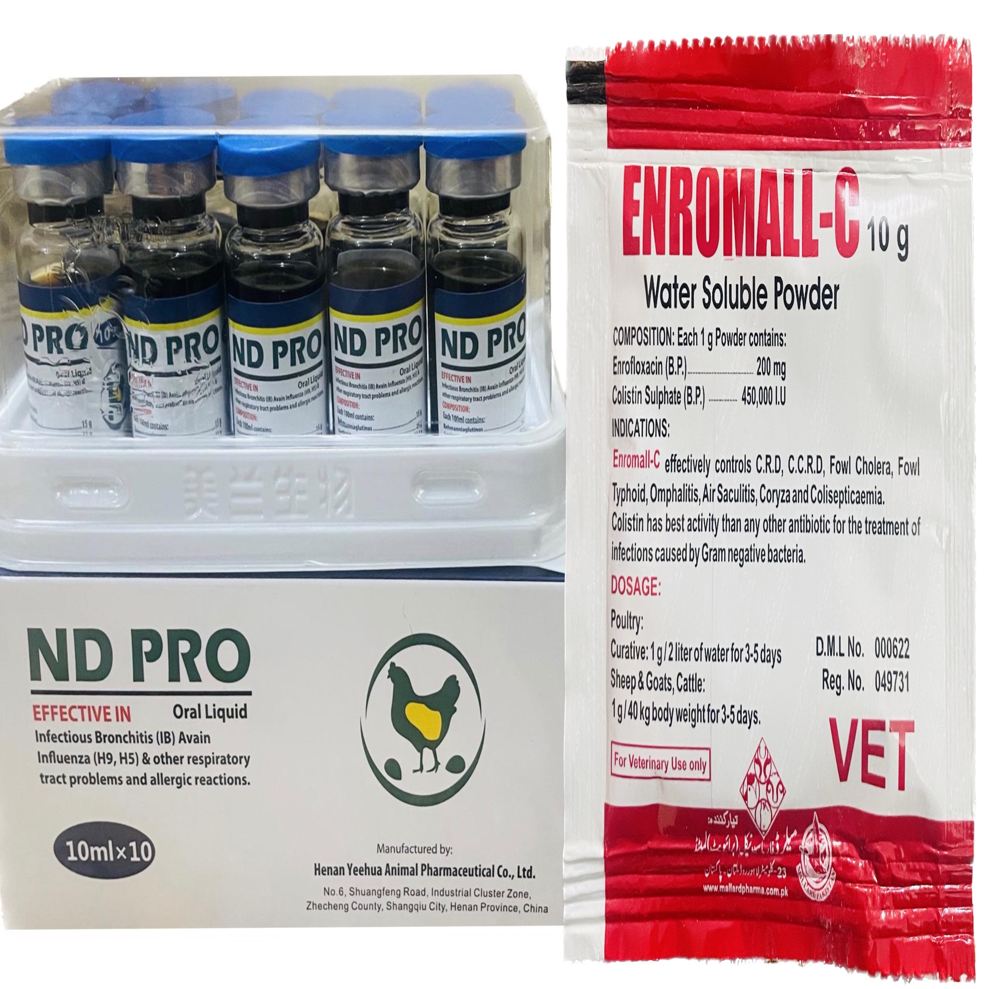 Effective For Rani Khet ND PRO (10ml)+ Fever ( For All Types of Hens ...