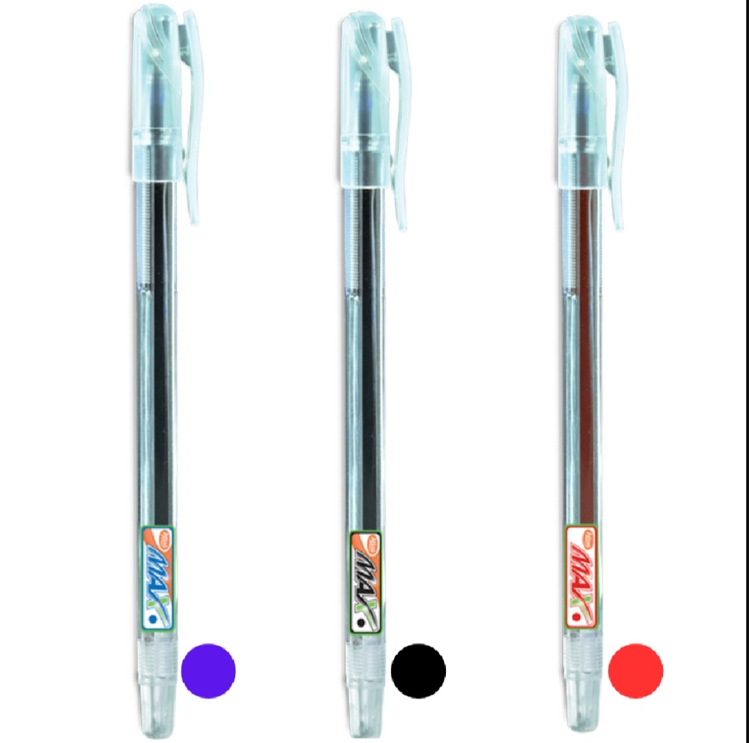 MAX Ball Point Pen by Atlas - Box of 10 Pens - 0.7mm Needle Tip ...