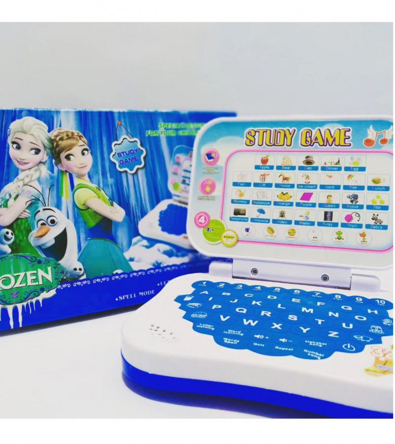 Frozen Learning Laptop Toy Abc &123 With Sound | Daraz.pk