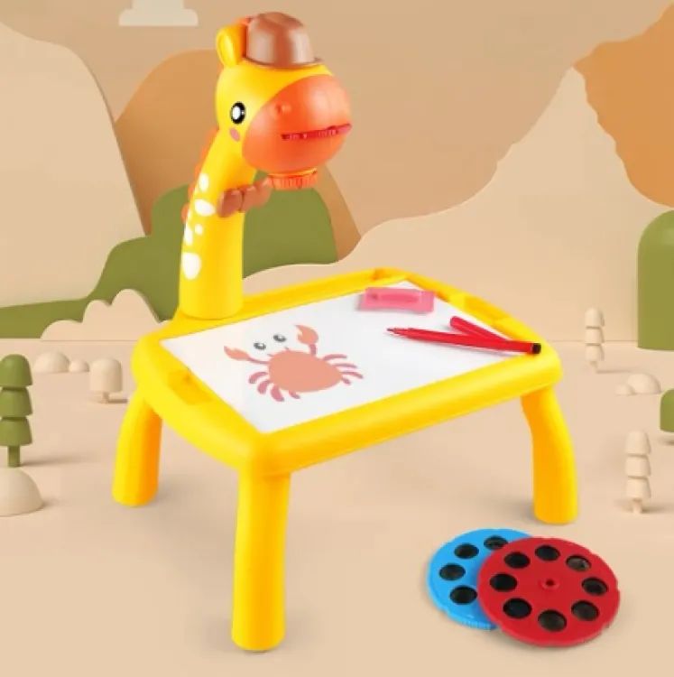 Mini Art Drawing Board Leds Projector Light Toy Children Kids Painting ...