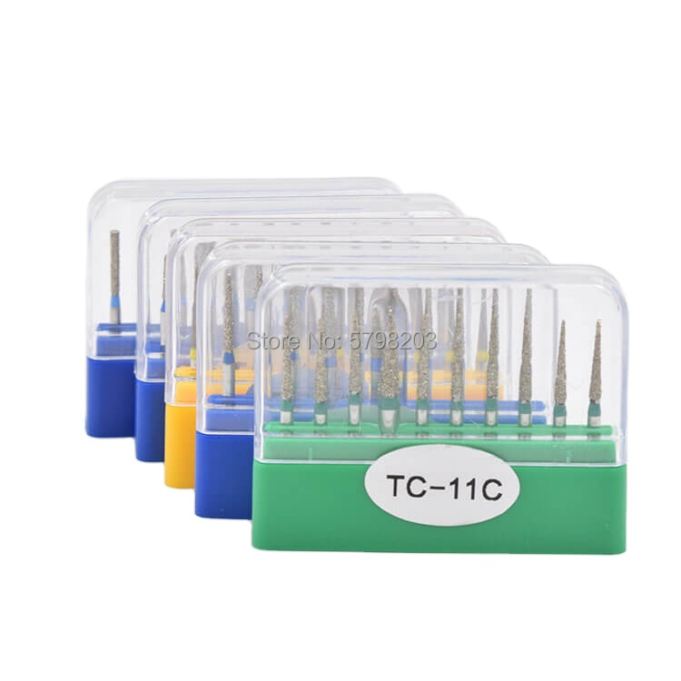 100 Random Assorted Diamond Burs (Different Shapes & Sizes) | Daraz.pk