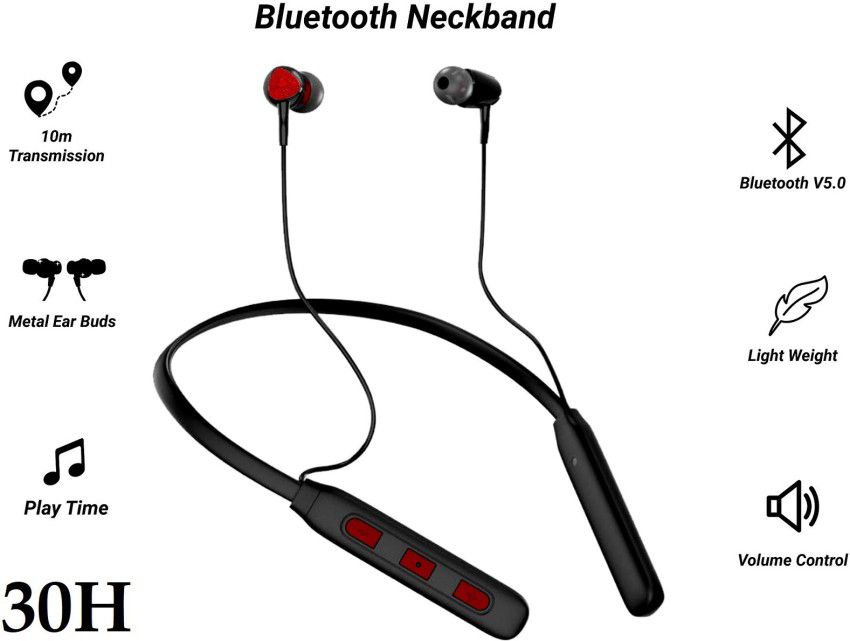 Ronin R-970 Free Style Wireless Neckband | Daraz.pk