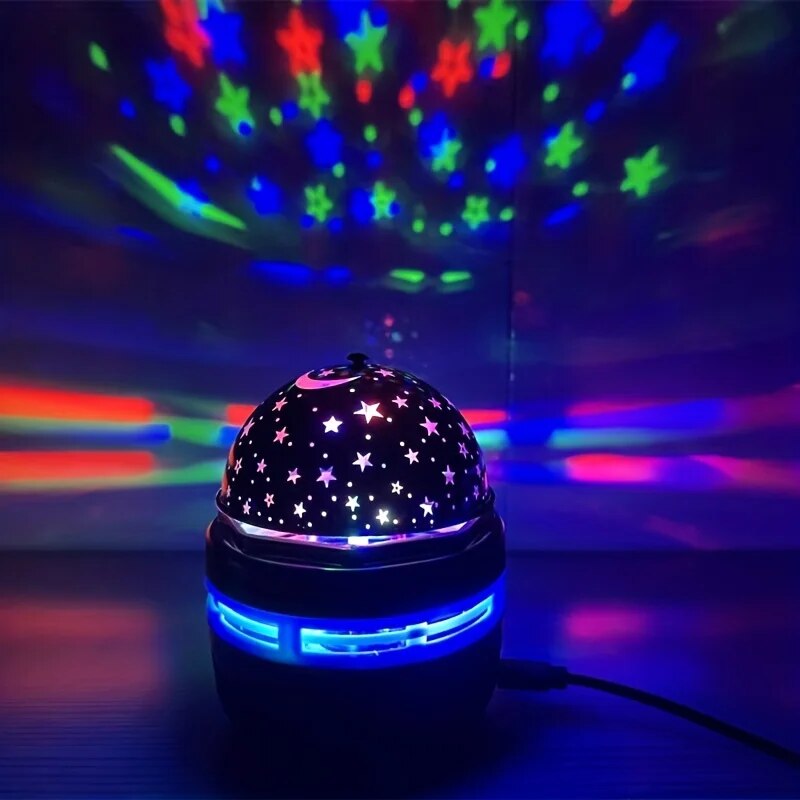 Mini Party KTV Lamp USB LED NightLights Starry Sky Galaxy Projector ...