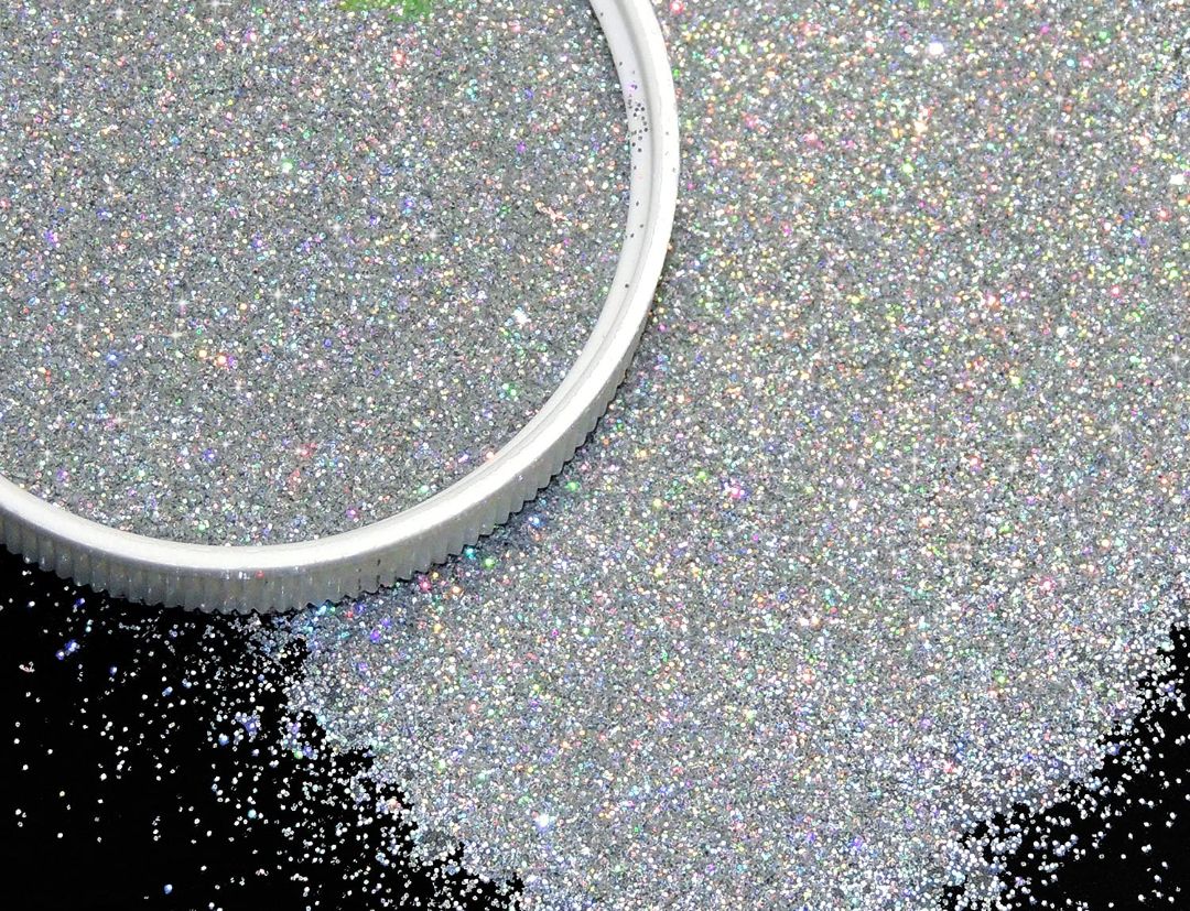 Glitter dust sparkle silver Rainbow shade 20gram | Daraz.pk