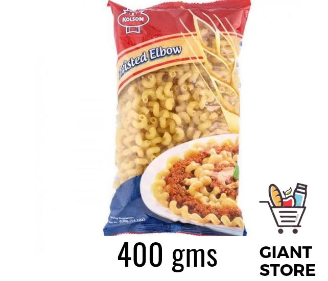 Kolson Twisted Elbow Macaroni 400g | Daraz.pk