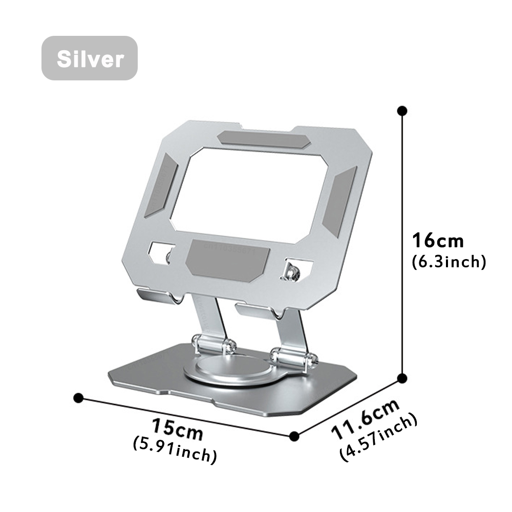 Tablet Holder Carbon Steel Stand with 360° Rotation Adjustable Stand ...