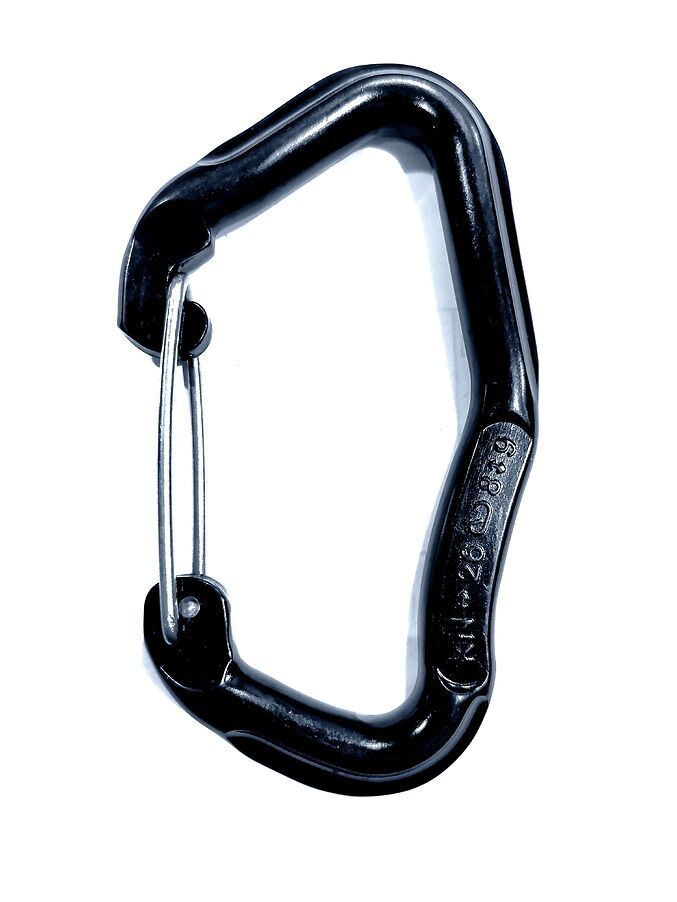 Omega Lite 4.0 Quickdraw Spring-loaded Gate Rock Climbing Straight Bent ...