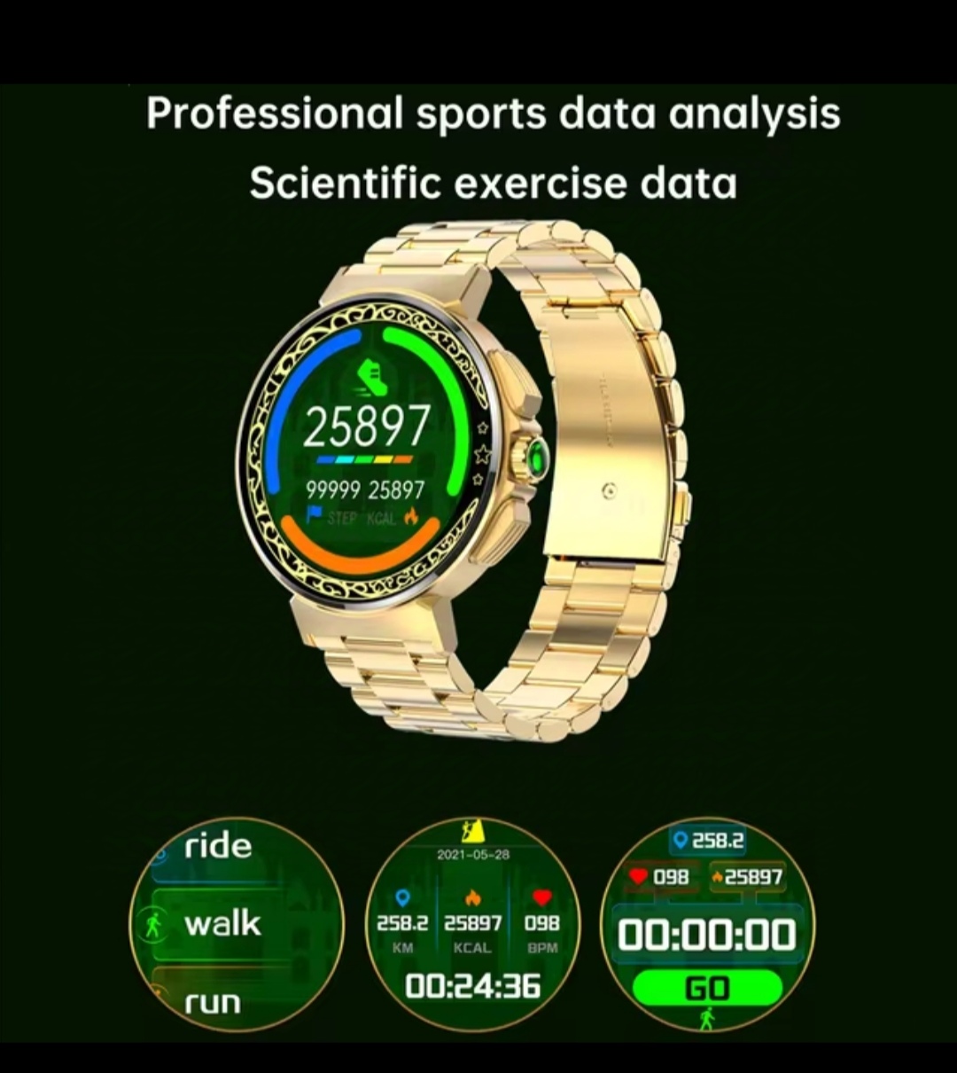 2024 Qibla Smart Watch for Muslim Azan Digital Wristwatch for Man ...