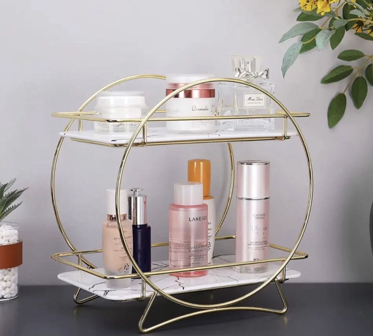 3 layer and 2 layer cosmatics organizer tray and table tray for serving ...