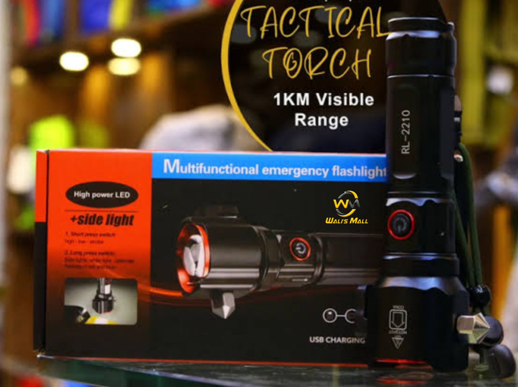 Multipurpose Most Powerful Tactical Torch | Daraz.pk