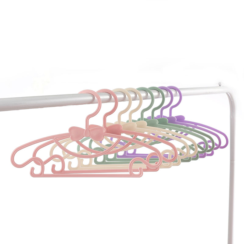 10pcs Kids Clothes Hanger Racks Portable Plastic Display Hangers ...
