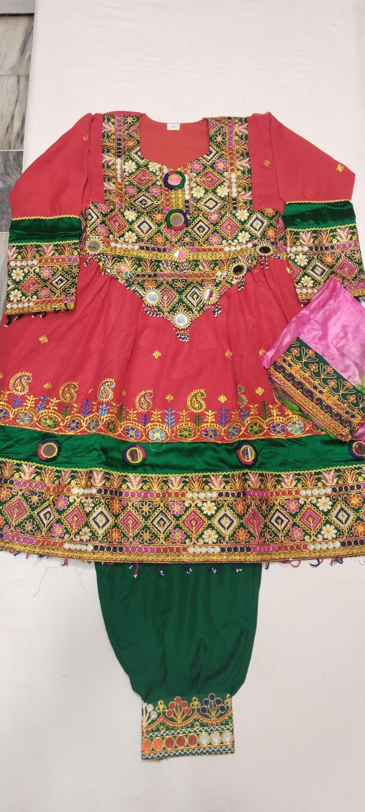 Sindhi Pathani traditional handmade frock for girls | Daraz.pk