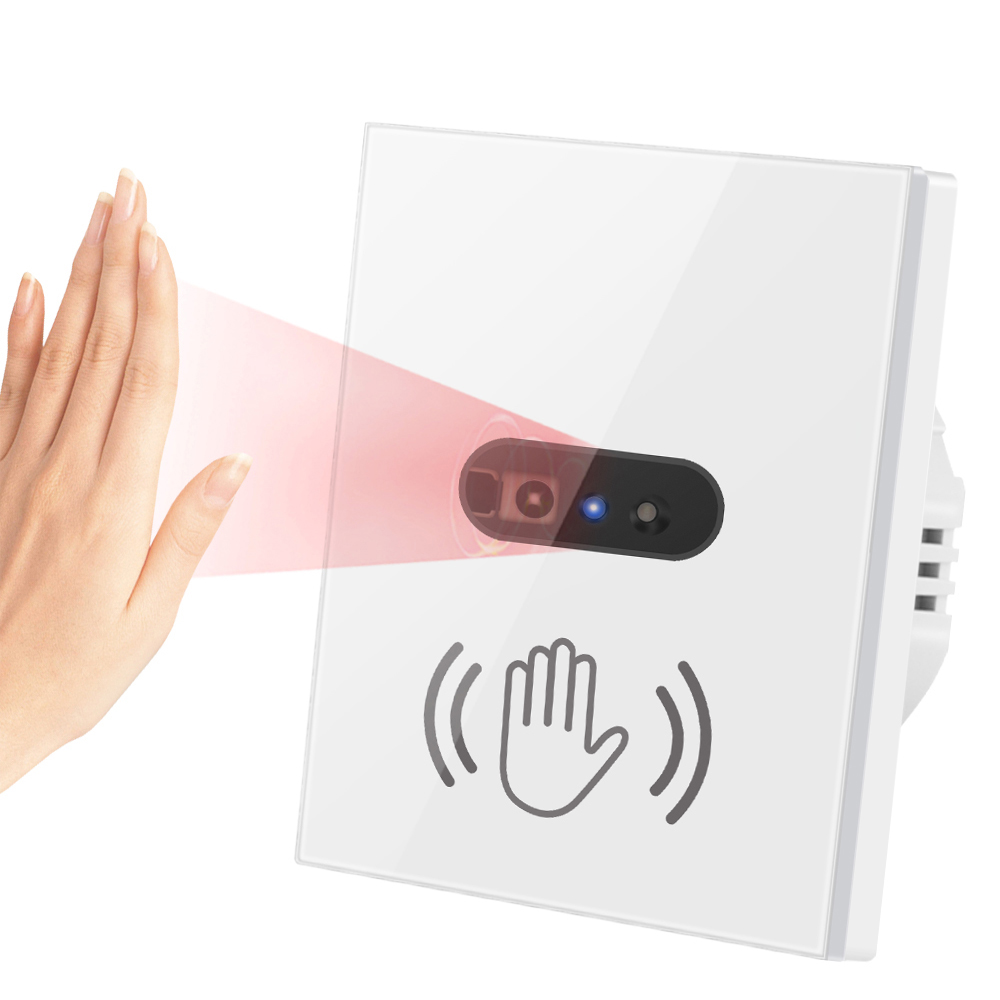 AXUS EU US Infrare Wall Smart Light Switch IR Sensor No Need Touch 220V ...