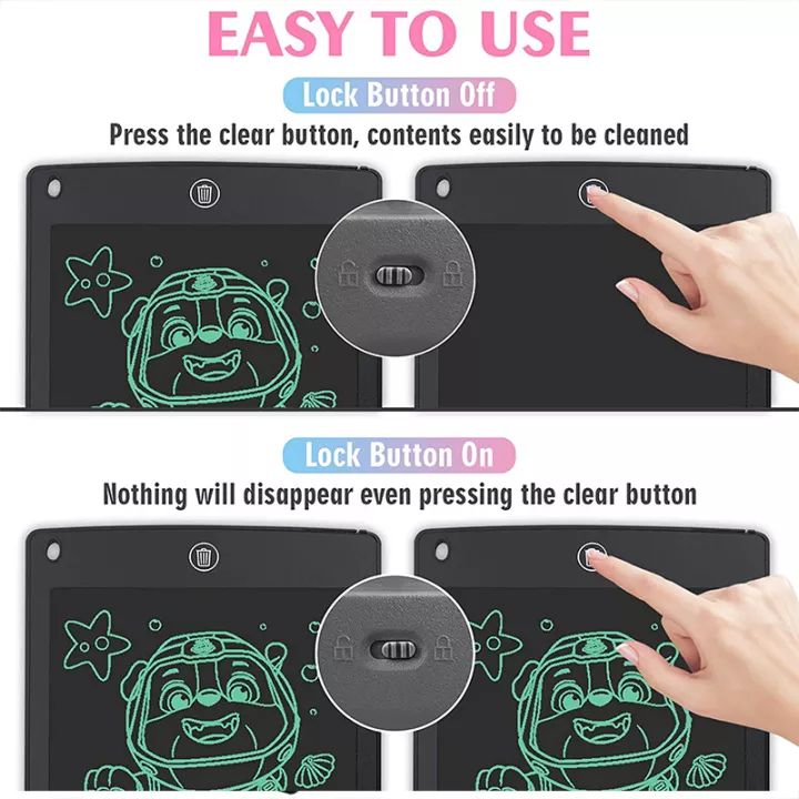 LCD Writing Tablet Writing Pad For Kids | 8.5" | 9" | 12" | Electric ...