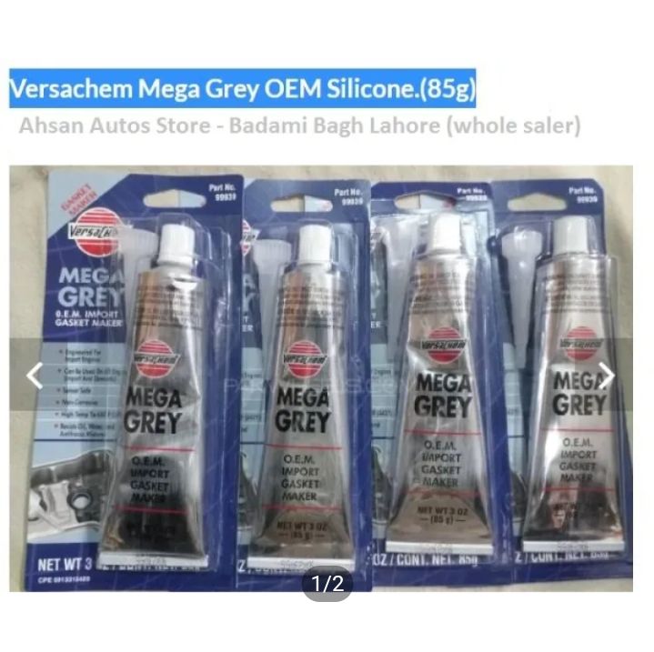 Silicone Sealant Versachem Mega Grey OEM .(85g) Pack oof 4 | Daraz.pk