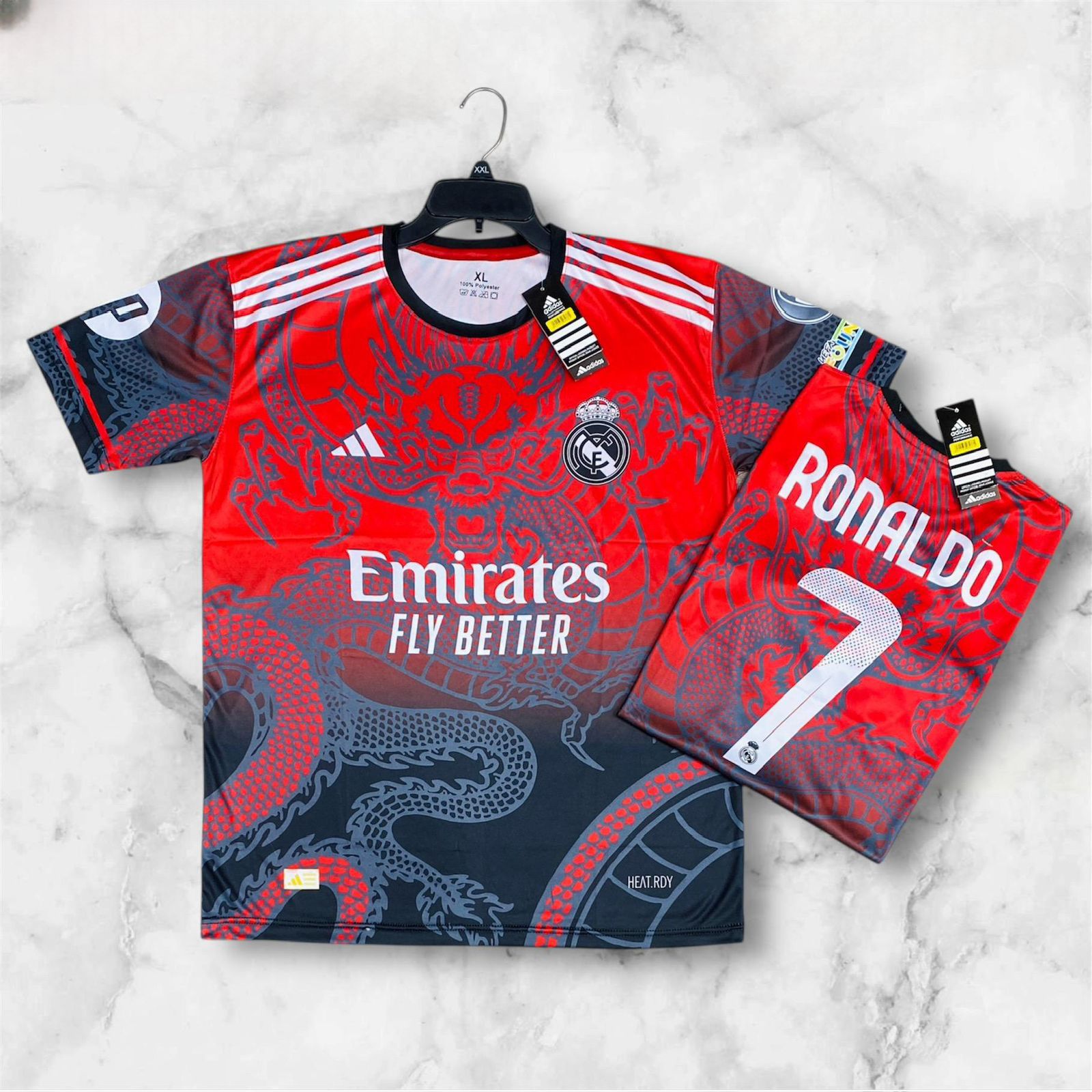Real Madrid Dragon Special Edition Ronaldo #7 Football Shirt For Men ...