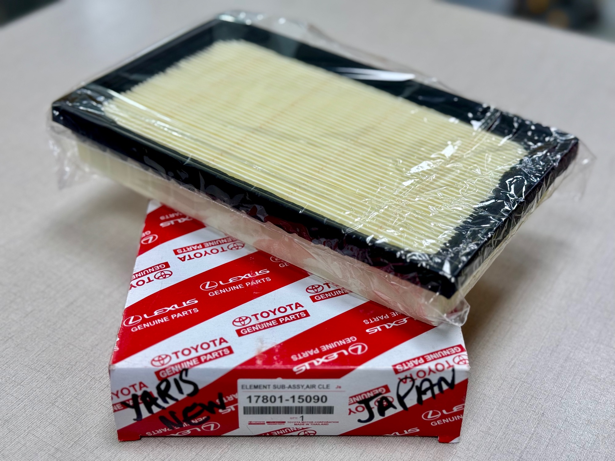 Japanese Toyota Yaris KSP210 1000cc Air Filter 17801-15090 | Daraz.pk