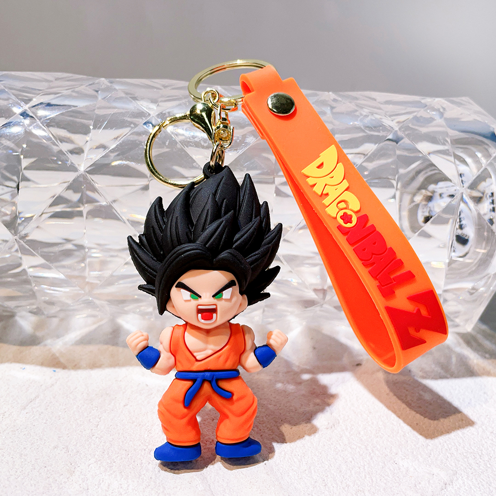 Anime Dragon Ball Key Chain Z Super Saiyan Son Goku Bulma Broly Piccolo ...