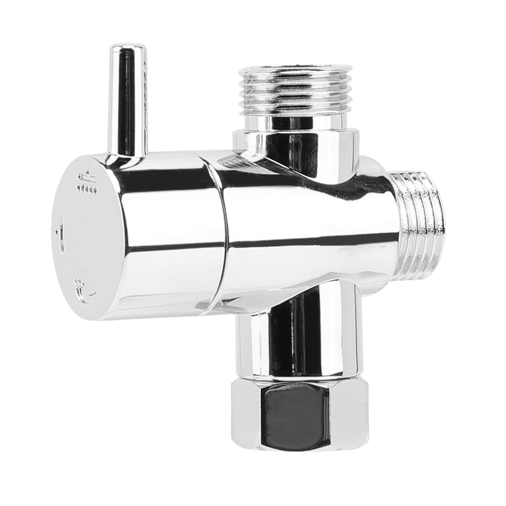 3 Way Switch Faucet 1/2 Valve Adapter Shower Diverter Valve Bathroom ...