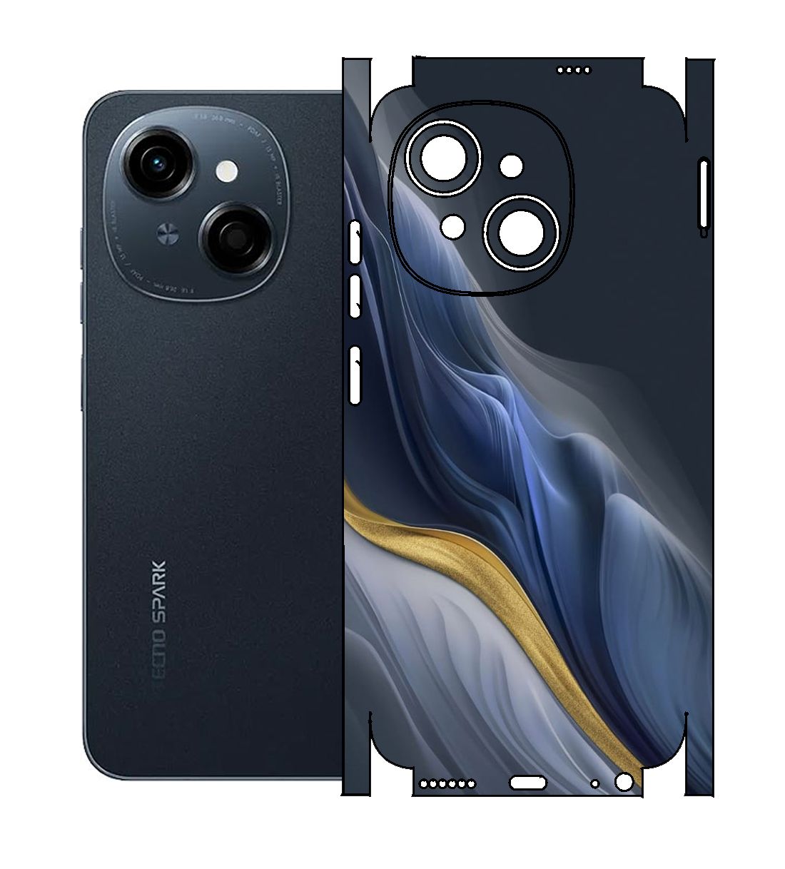 Tecno Spark Go 1 Full Body Skin Wrap | Daraz.pk