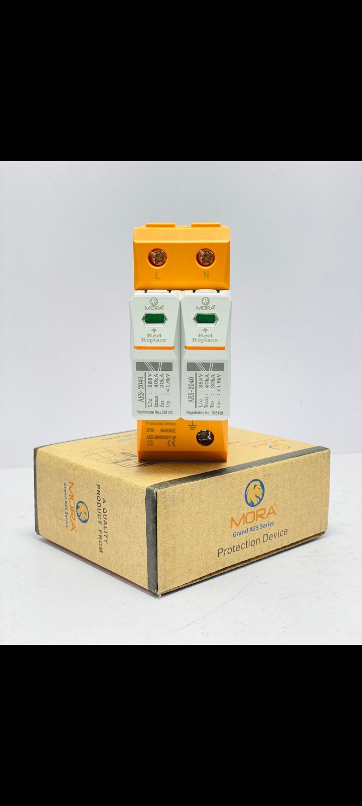 SPD 2-Pole AC Surge Protection Device 40KA Mora Bulgeria | Daraz.pk