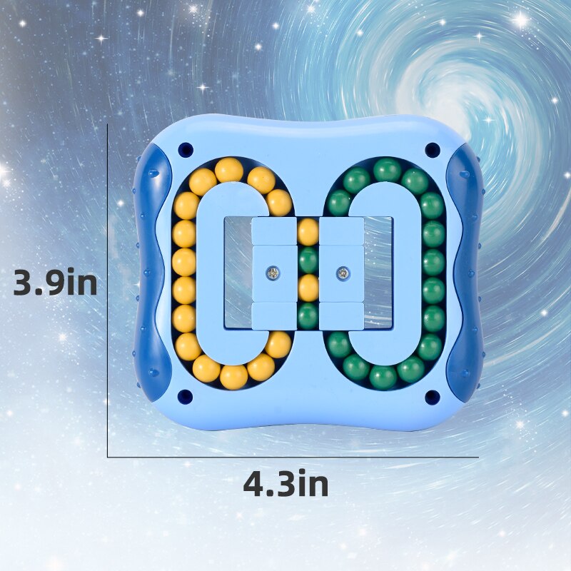 Square Rotating Magic Bean Anti Stress Fidget Spin Game Learning ...