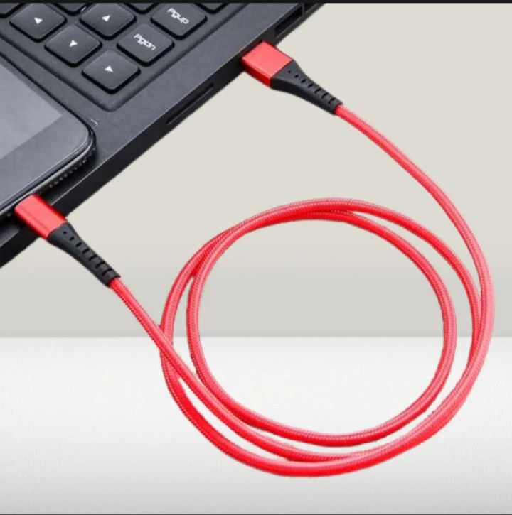 Nylon micro usb fast charging data cable for all Android mobiles | 3A ...