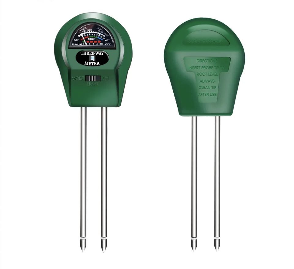 ADVANCED™ Soil pH Meter, 3-in-1 Soil Moisture Light pH Tester Gardening ...