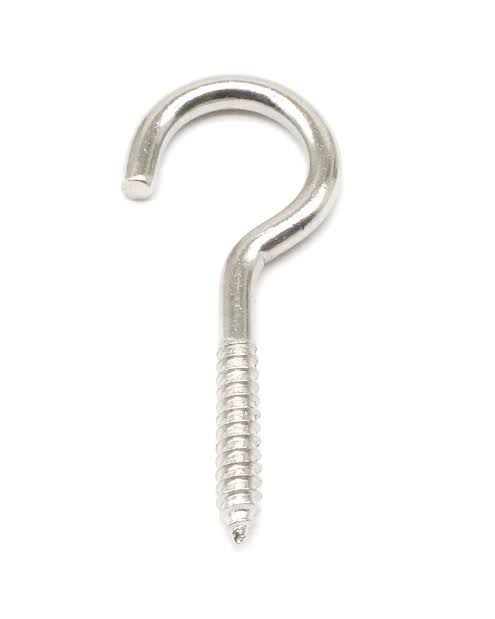 Open Eye Screws for Wood, 10 Pcs Screw Eye Hooks Eye Bolt Hooks, Eye ...